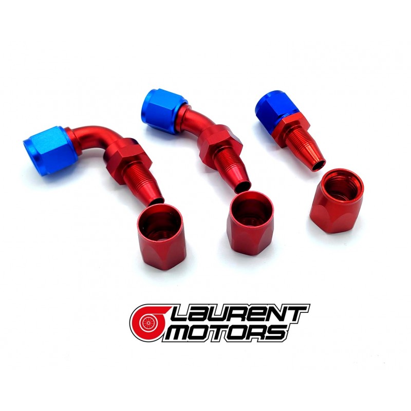 Straight / 45° Elbow / 90° Elbow fitting AN8 / DASH8